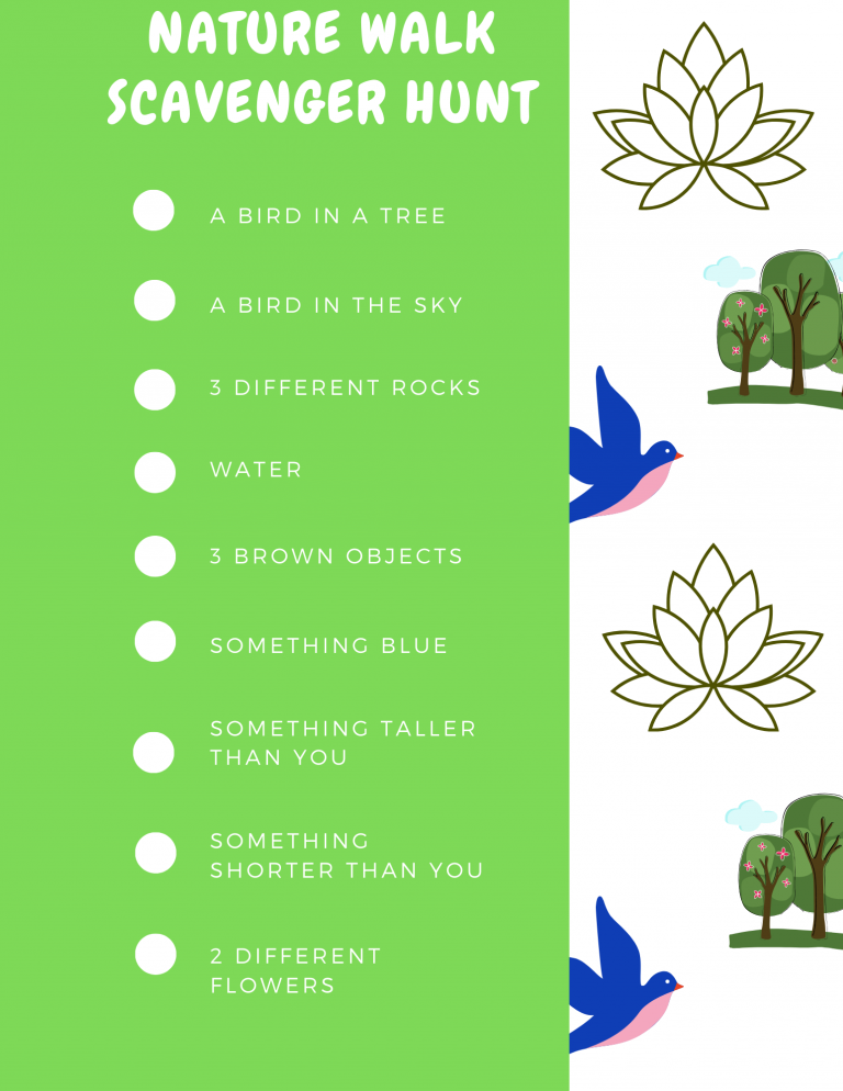 Nature Walk Scavenger Hunt - Biscuits and Grading