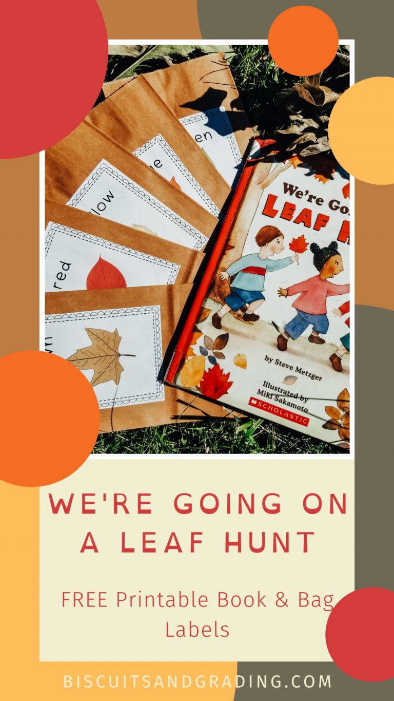 Fall Leaf Hunt + FREE Printable Book (Fall Leaves Week) - Biscuits and ...